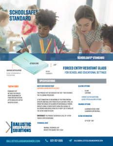 SchoolSafe – Ballistic Glass And Armor